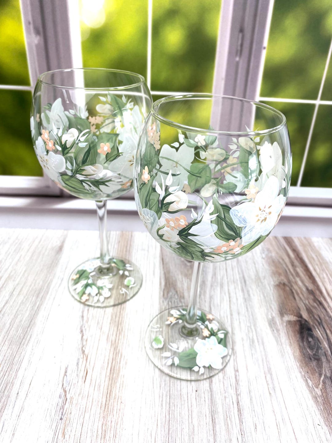 Wedding Wine Glasses. Celebrate Marriage. Beautiful Wedding Art Gift ...