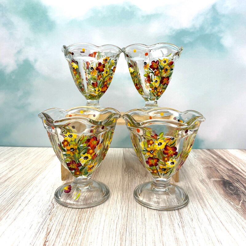 Hand Painted Cups - Etsy