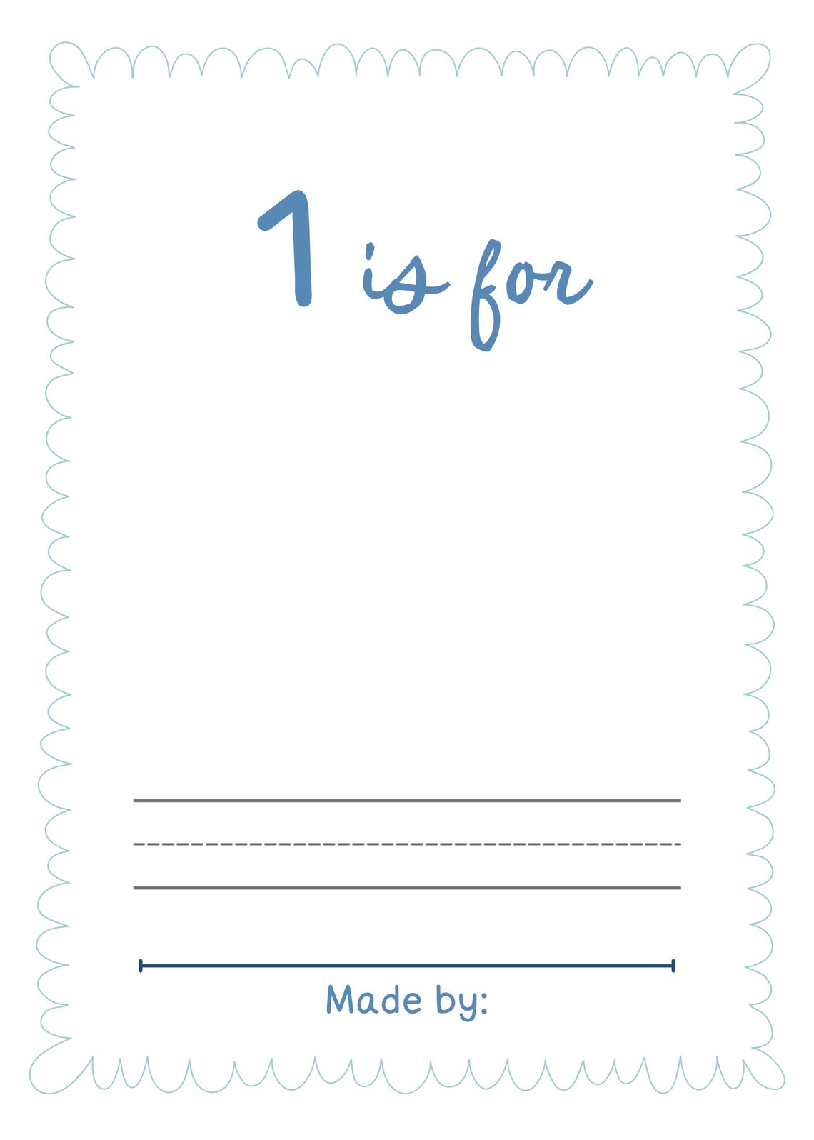 Baby's First Numbers Book Blues - Etsy