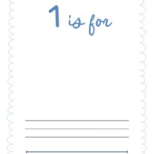 Baby's First Numbers Book Blues - Etsy