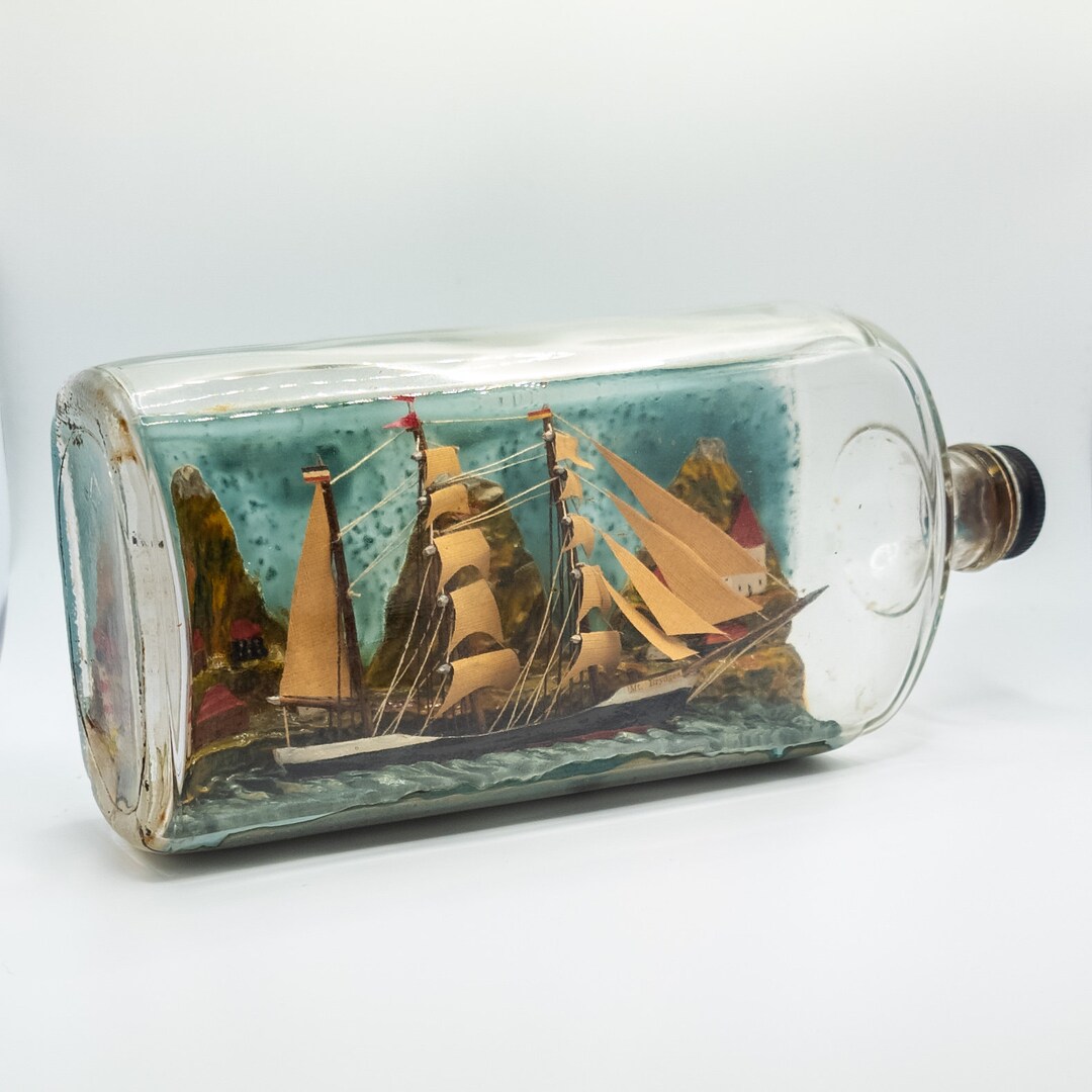POW Ship in A Bottle Prisoner of War Diorama Ontario Canada - Etsy