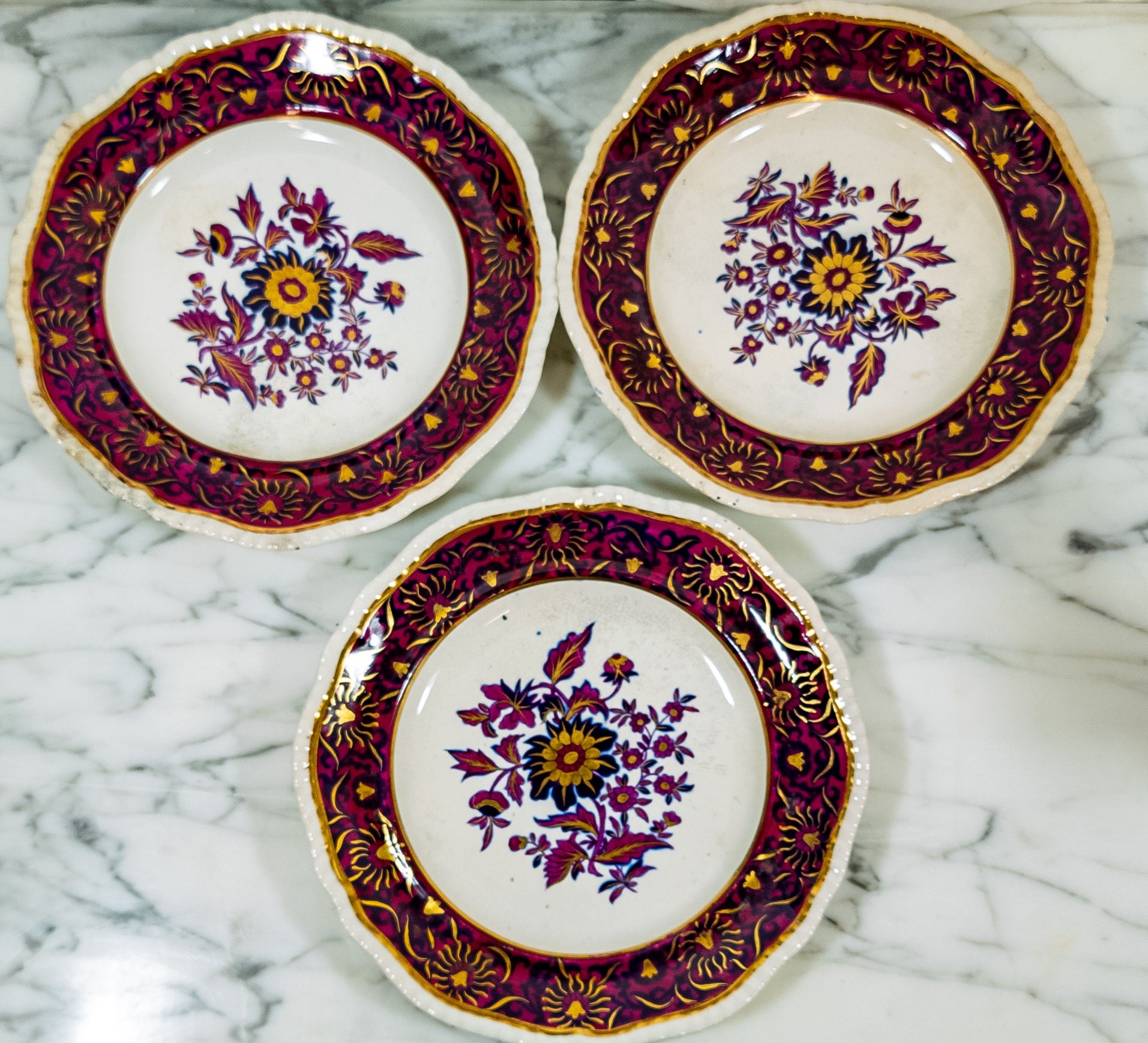 Set of Spode English Imperial Porcelain Imari Serving Platters - Etsy