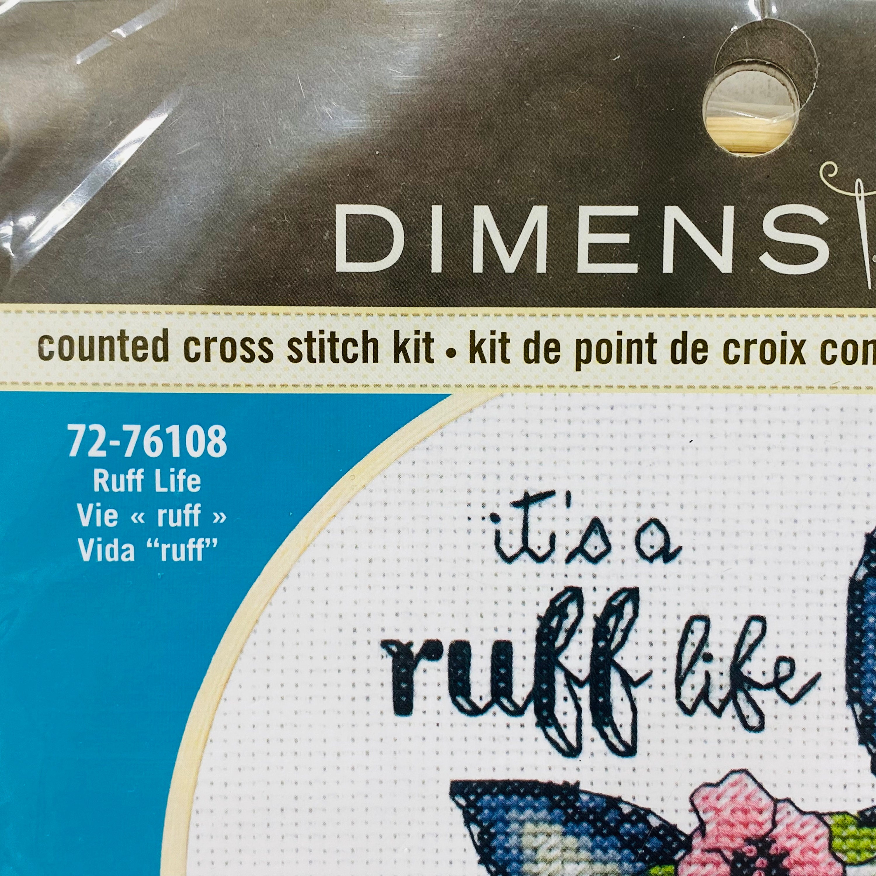 Dimensions it's a Ruff Life Cross Stitch Kit New - Etsy