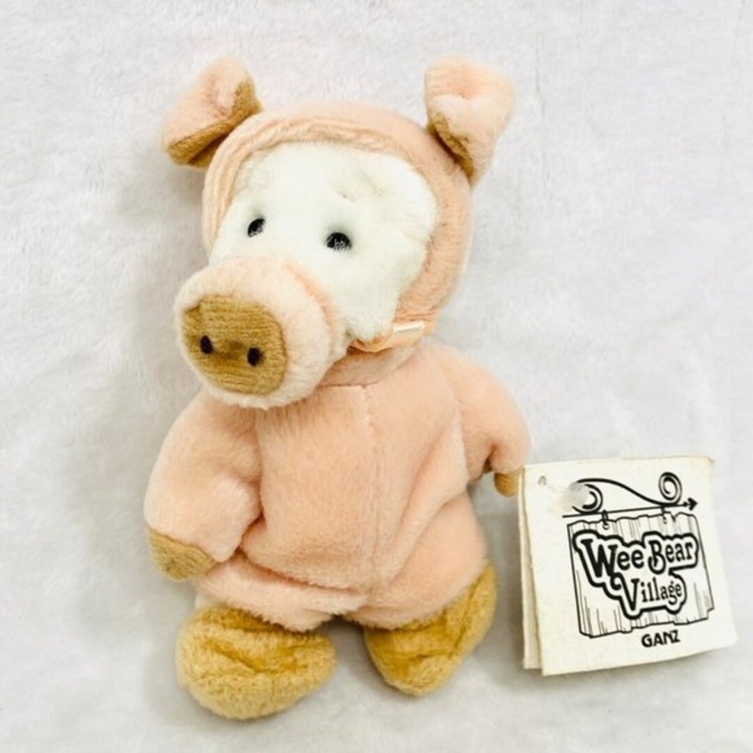 Vintage Ganz Wee Bear Village 1999 Jointed Mudford in Pig Costume H3132 ...