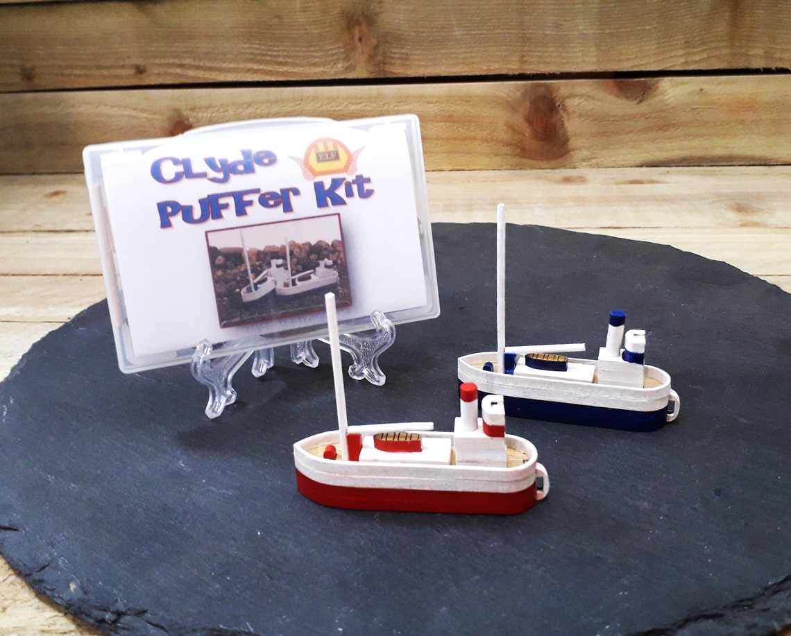 Clyde Puffer Ship MDF Kit Firth of Clyde Arran Islands - Etsy