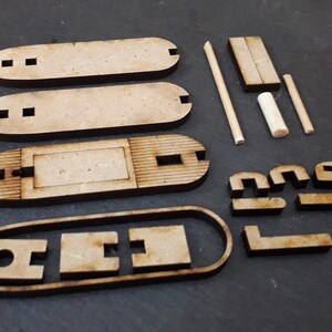 Clyde Puffer Ship MDF Kit Firth of Clyde Arran Islands - Etsy