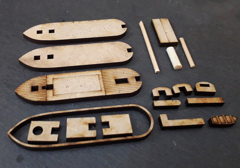 Clyde Puffer Ship MDF Kit Firth of Clyde Arran Islands - Etsy UK