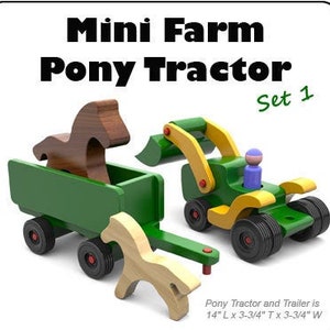 Mini Farms Pony Tractor PDF Download - Etsy