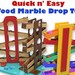 Quick N' Easy Wood Marble Drop Toy PDF Download - Etsy