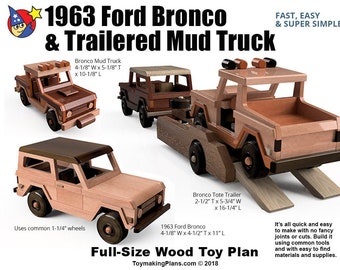 Wood Ford Bronco Model - Etsy