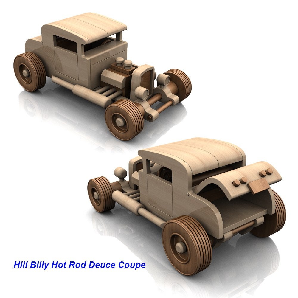 Four Hill Billy Hot Rods Wood Toy Plans & Patterns 4 PDF | Etsy