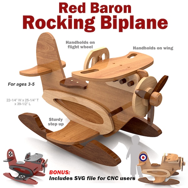 Red Rocking Horse - Etsy