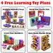 Learning Toys Alphabet Train Puzzle Pals Learn Your Numbers Marble Drop ...