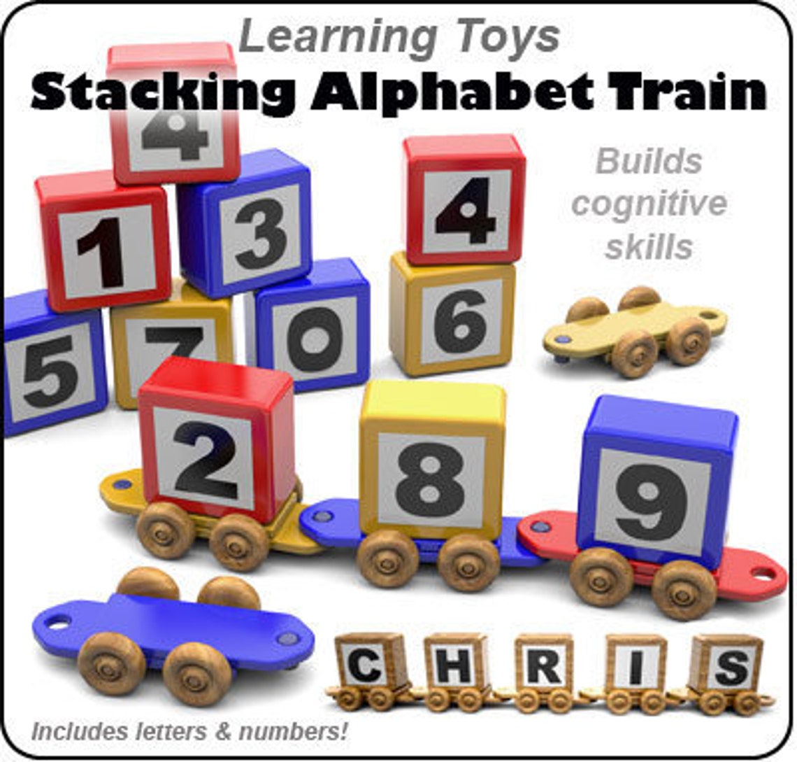 Learning Toys Stacking Alphabet Name Train PDF Download - Etsy