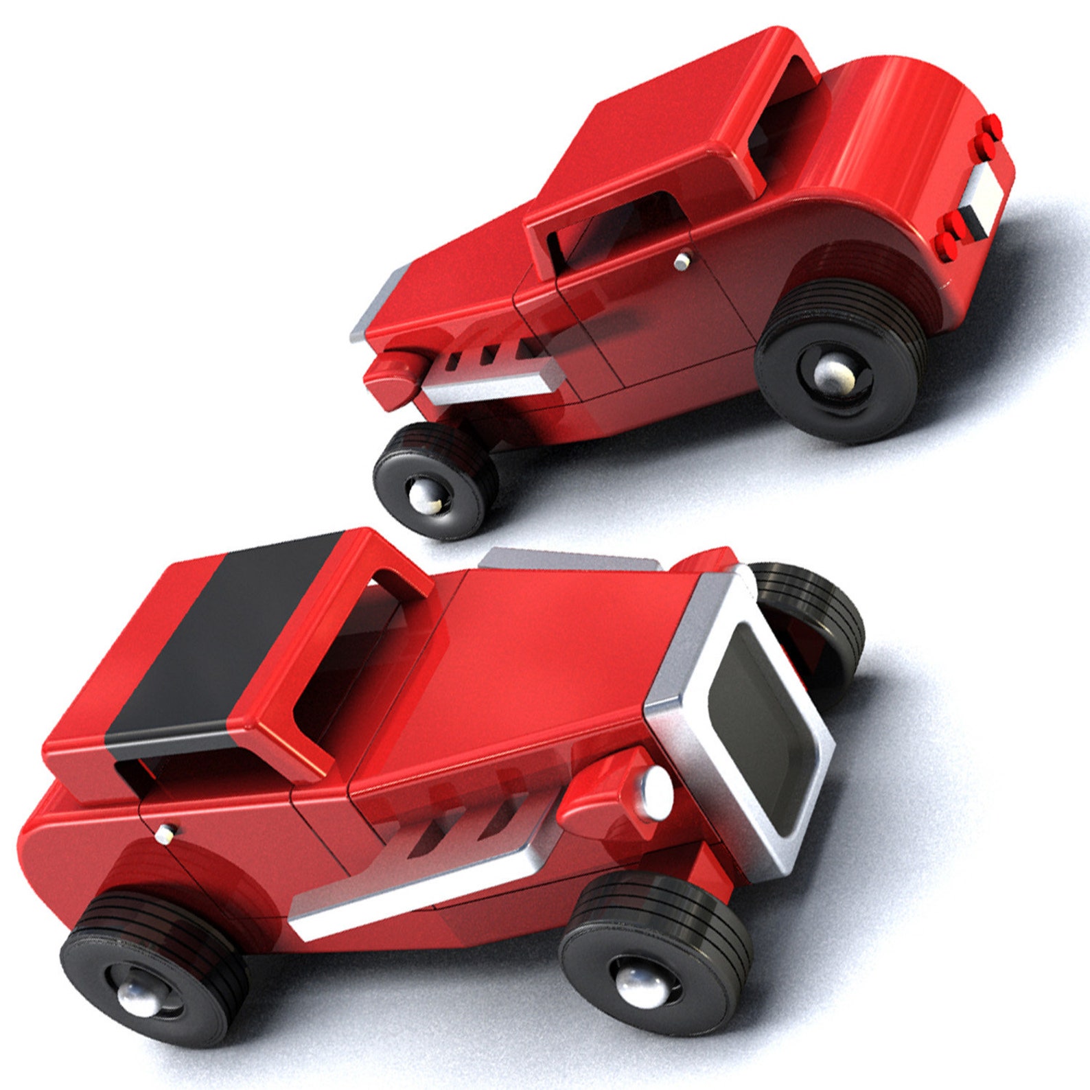 1930 Rat Rod and 1955 Blunt Nose Carrier Wood Toy Plans & - Etsy