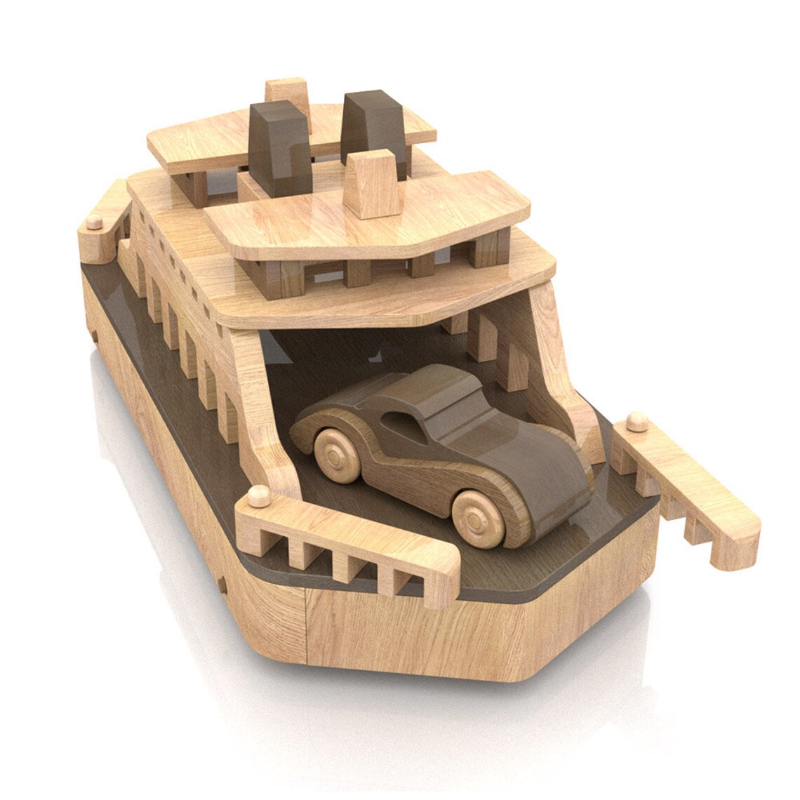 Famous Washington State Ferry Wood Toy Plans & Patterns (PDF Download ...