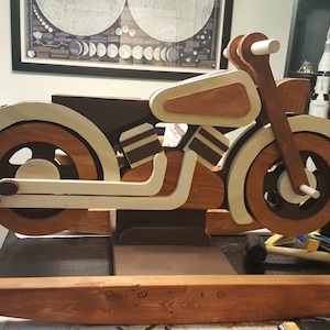 The Big Easy Rocking Motorcycle Wood Toy Plans & Patterns (PDF Download ...
