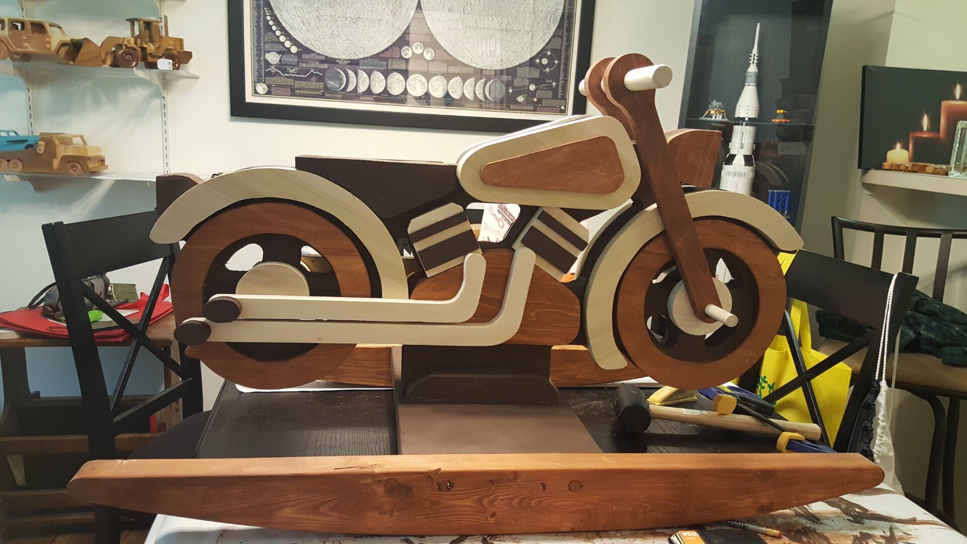 The Big Easy Rocking Motorcycle Wood Toy Plans & Patterns PDF | Etsy UK