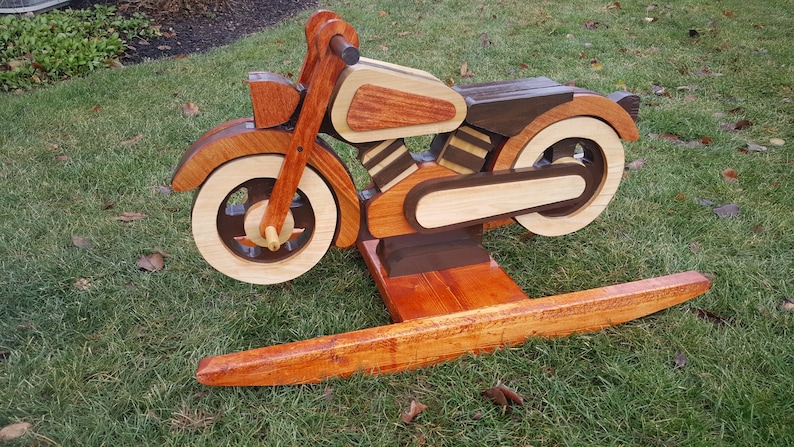 The Big Easy Rocking Motorcycle Wood Toy Plans & Patterns PDF - Etsy