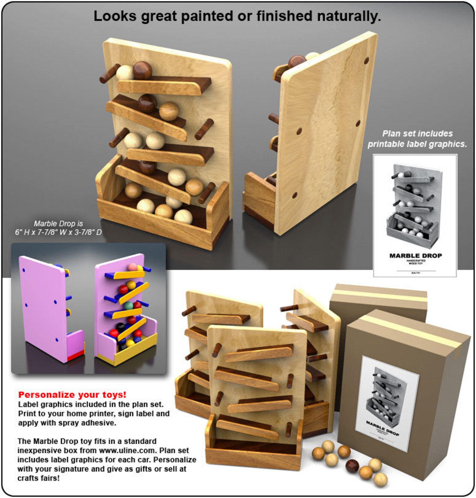 Learning Toys Marble Drop PDF Download - Etsy
