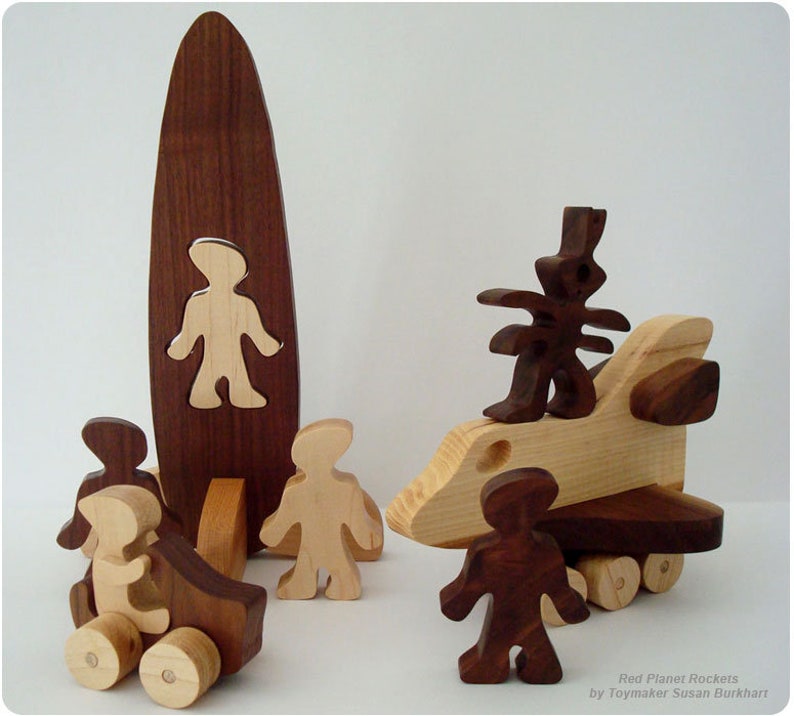 Red Planet Rockets Scroll Saw Plan Set PDF Download | Etsy