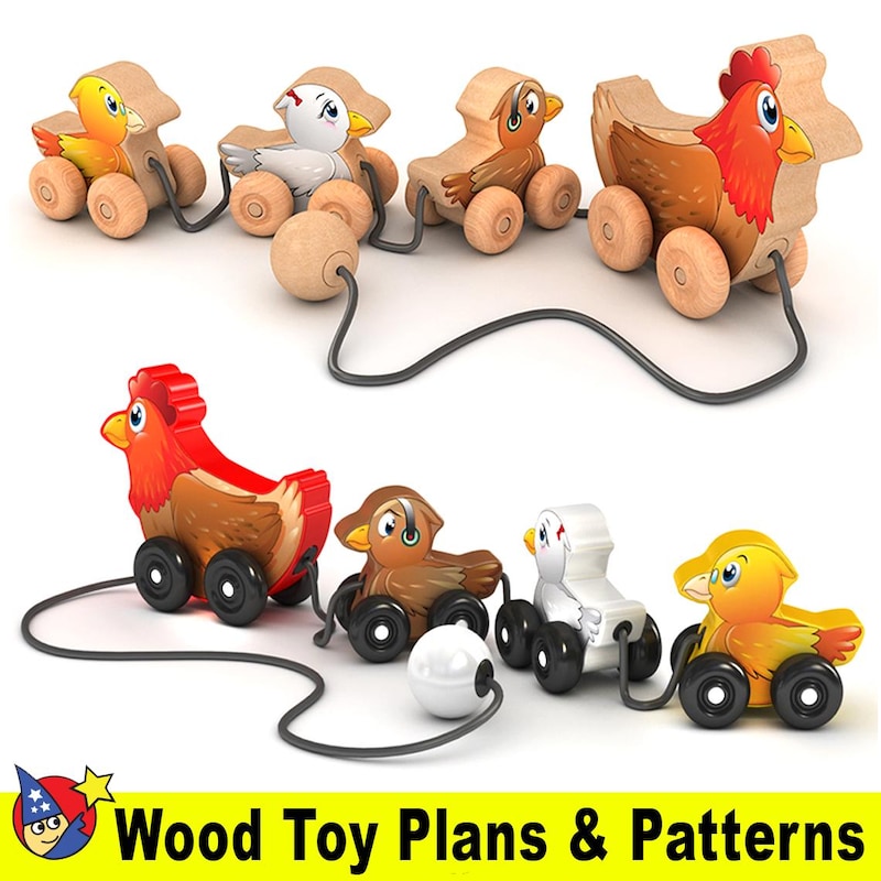 Miniature Pull Toy - Etsy