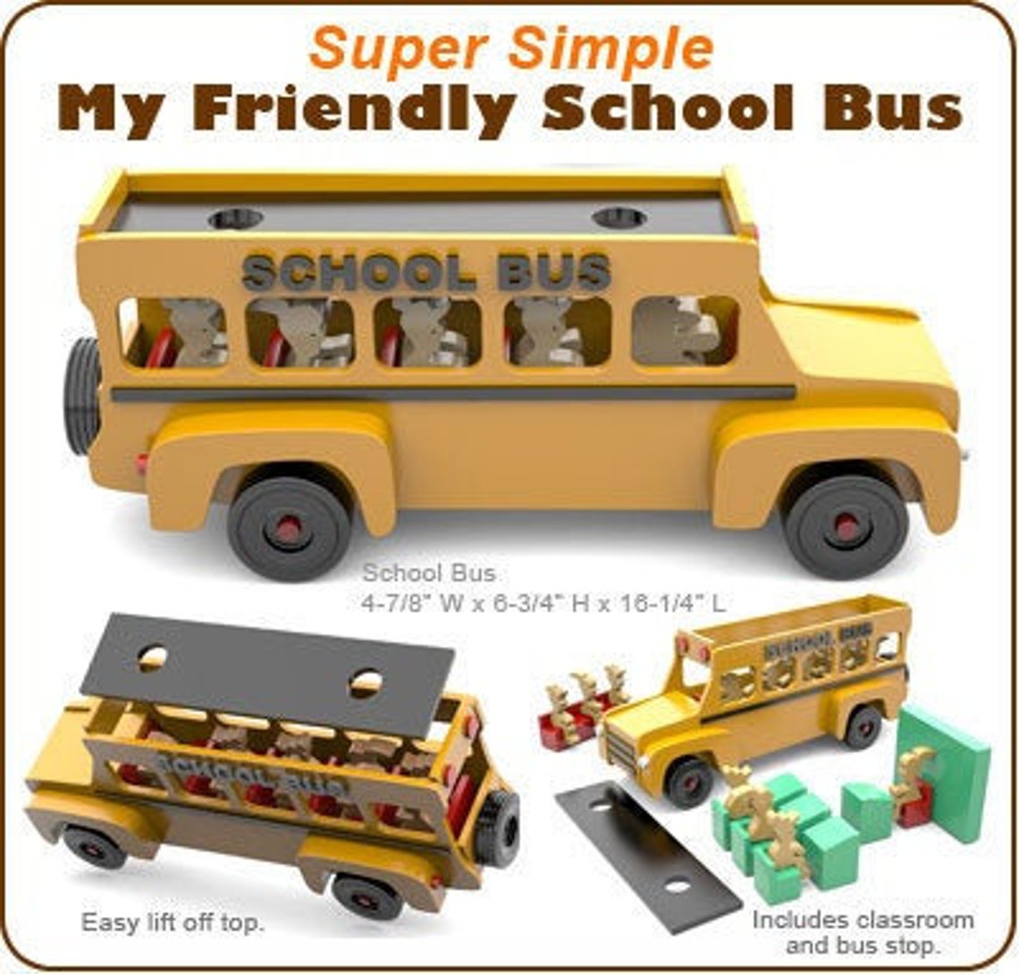 Super Simple My Friendly School Bus PDF Download | Etsy