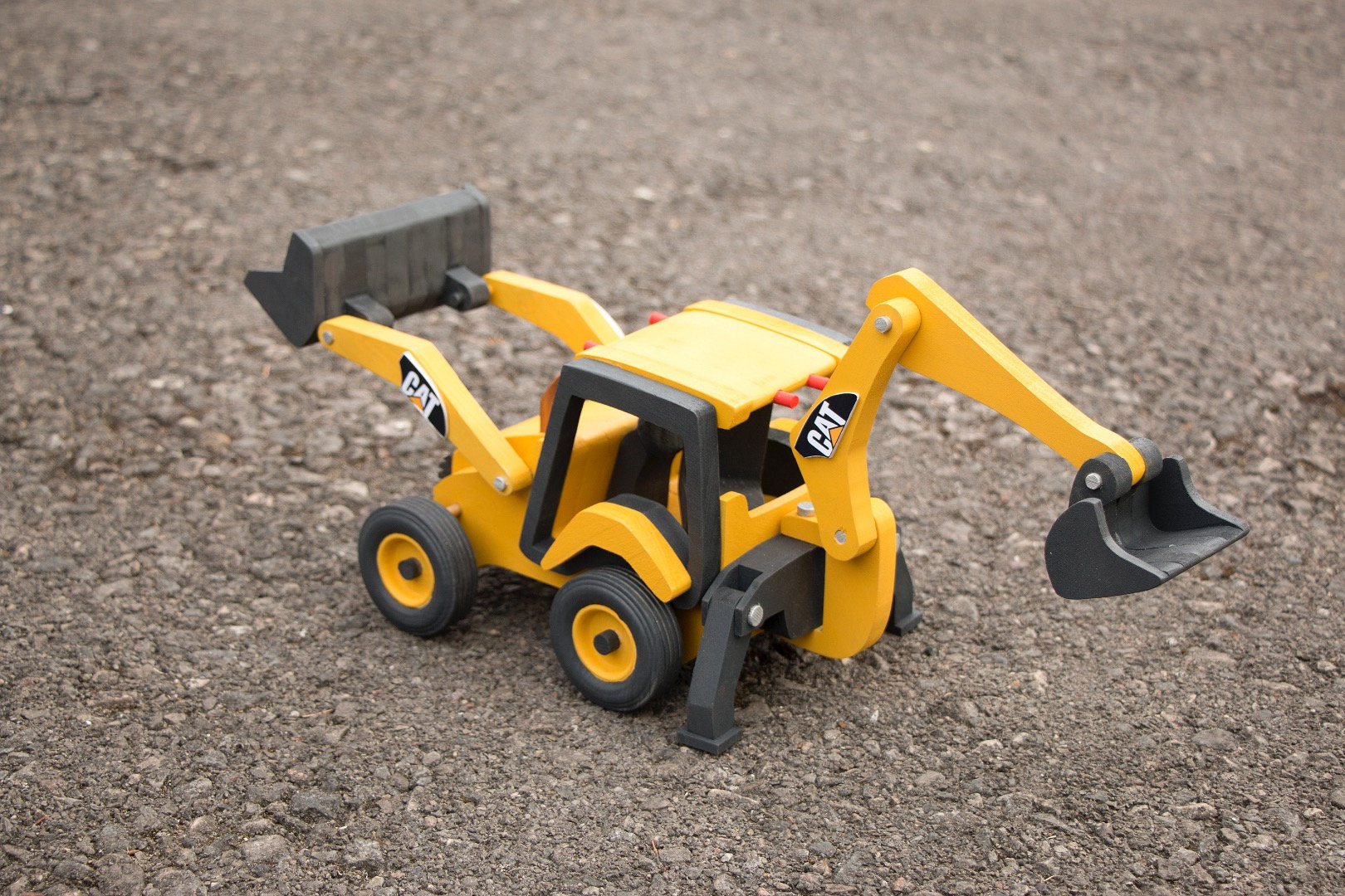 CAT Backhoe Loader Wood Toy Plans & Patterns PDF Download - Etsy