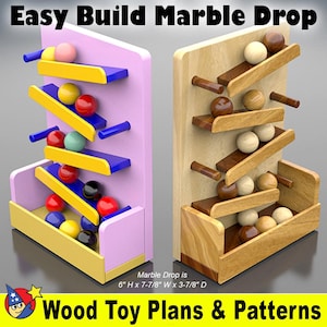 Learning Toys Marble Drop PDF Download Etsy Canada