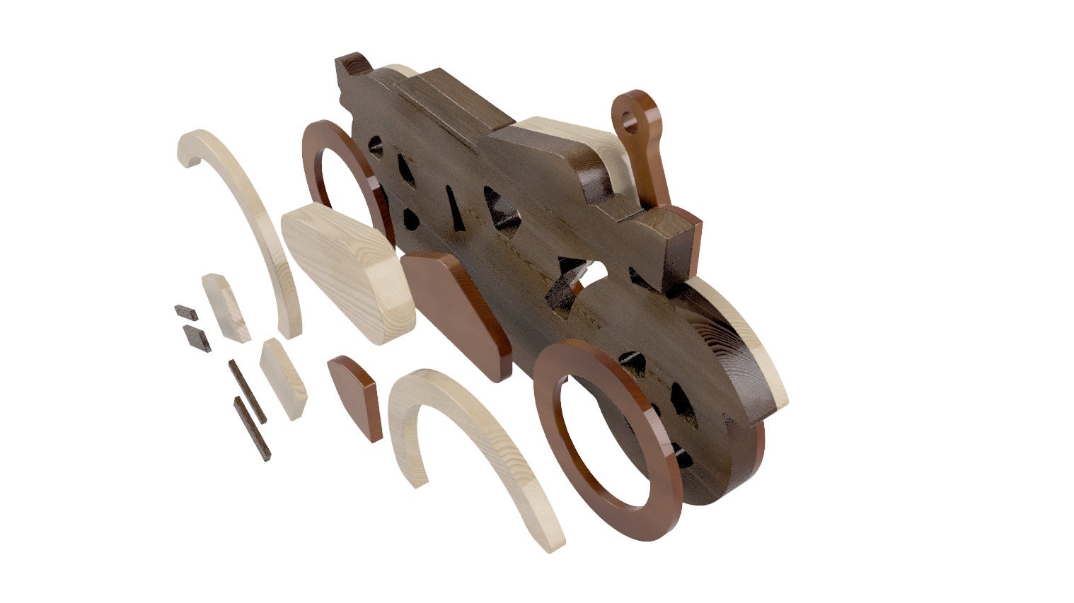 The Big Easy Rocking Motorcycle Wood Toy Plans & Patterns PDF - Etsy