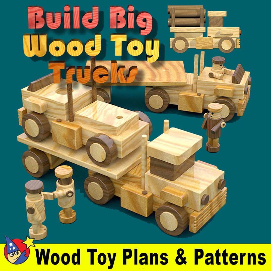Build Big Toy Trucks for Table Saws Wood Toy Plans & Patterns (PDF ...