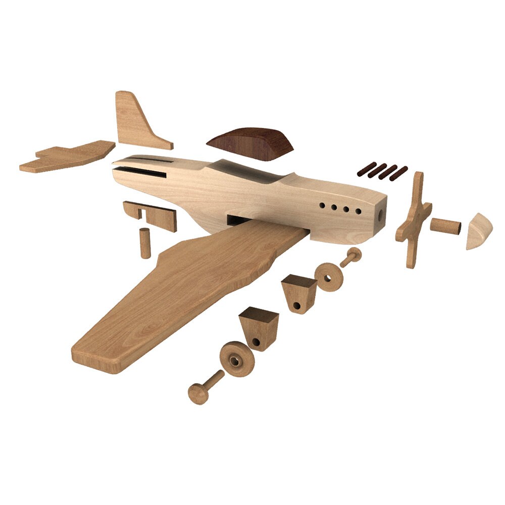 Wood Toy Plan Quick N Easy WWII Fighter Planes 2 PDF Downloads Etsy