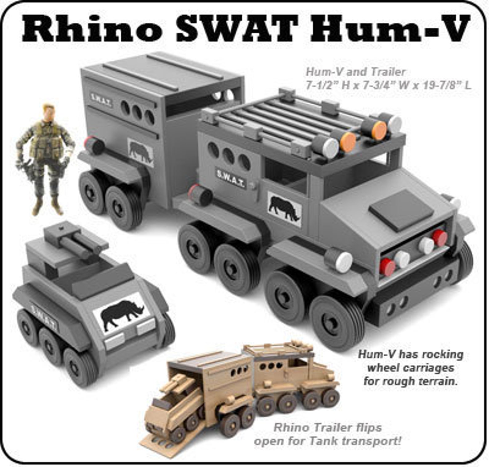 Table Saw Magic Rhino SWAT Hum-v PDF Download - Etsy