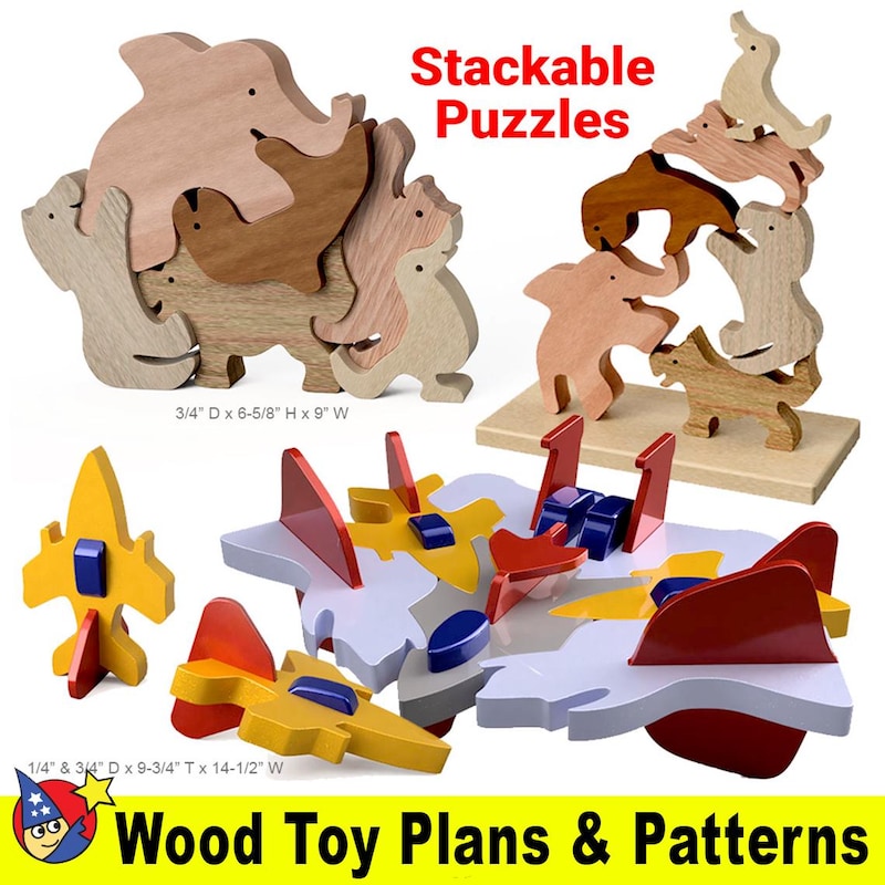 Wood Stacking Toy - Etsy