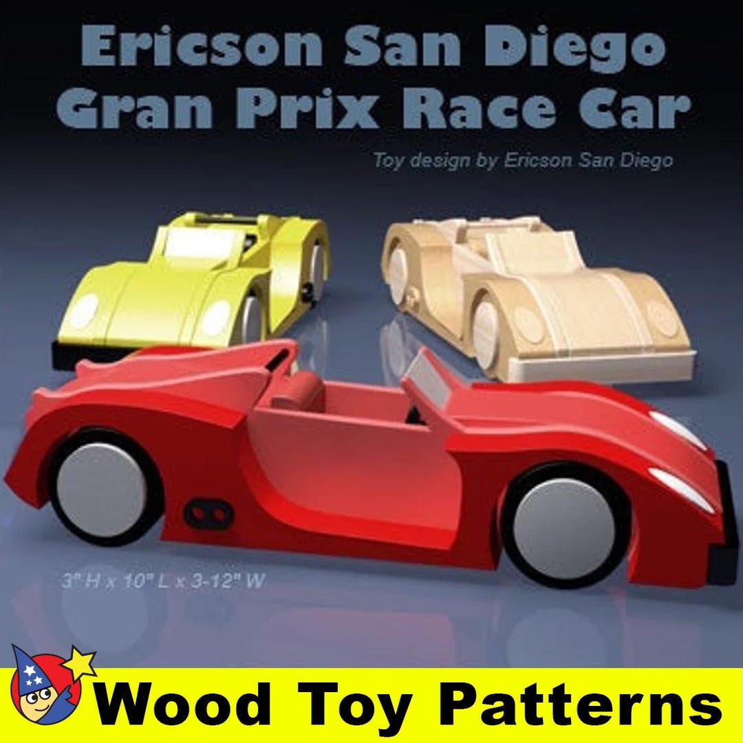 Ericson San Diego Gran Prix Race Car (PDF Download) - Etsy