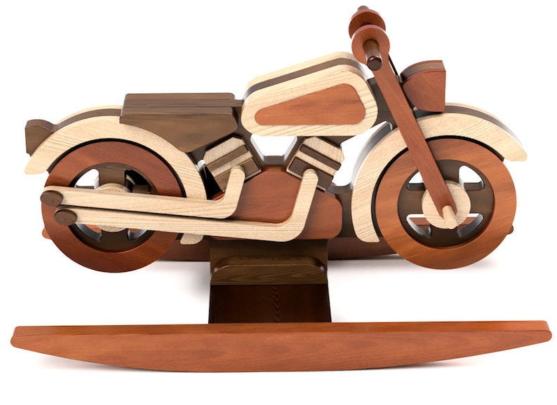 The Big Easy Rocking Motorcycle Wood Toy Plans & Patterns PDF - Etsy
