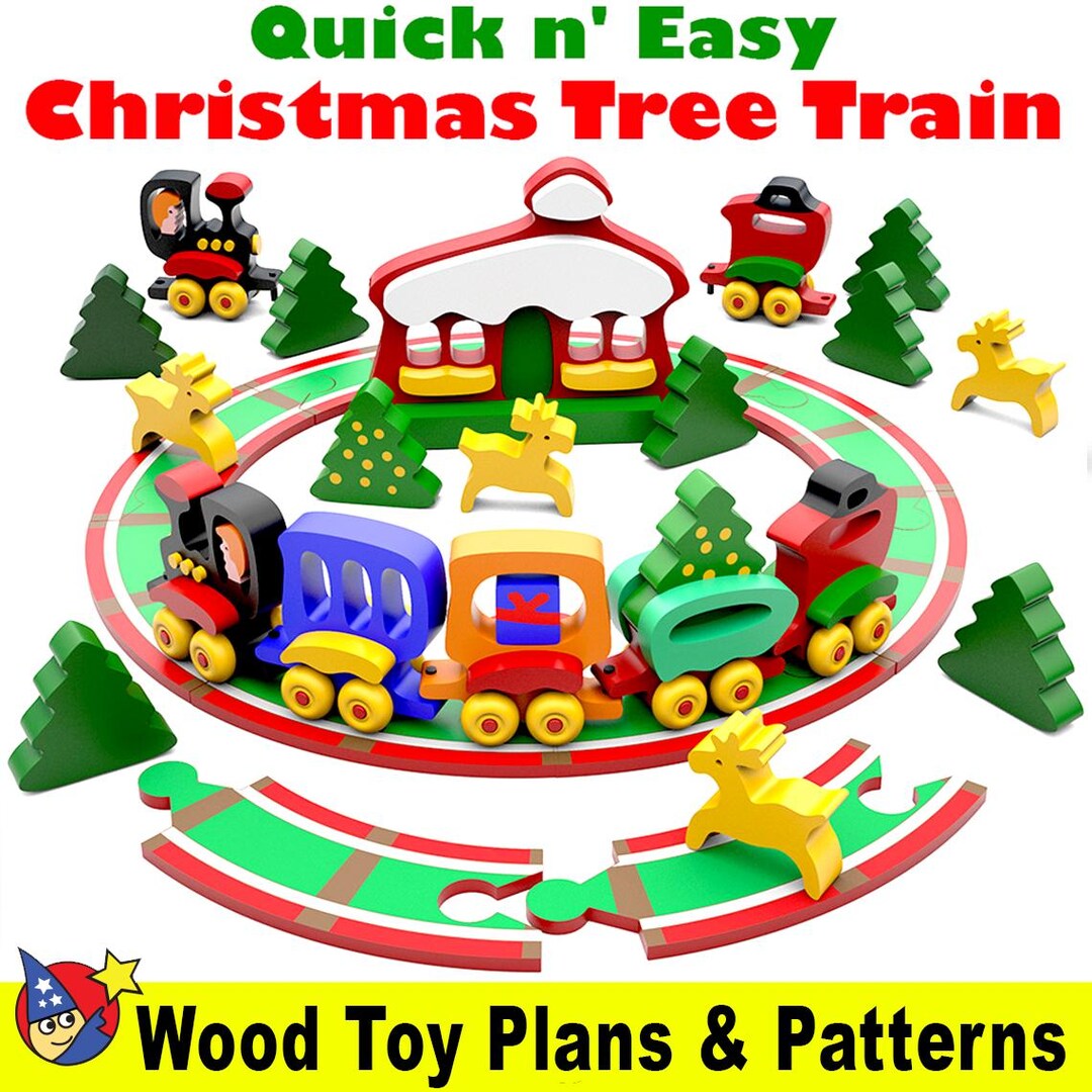 Quick N' Easy Christmas Tree Train (PDF Download) - Etsy