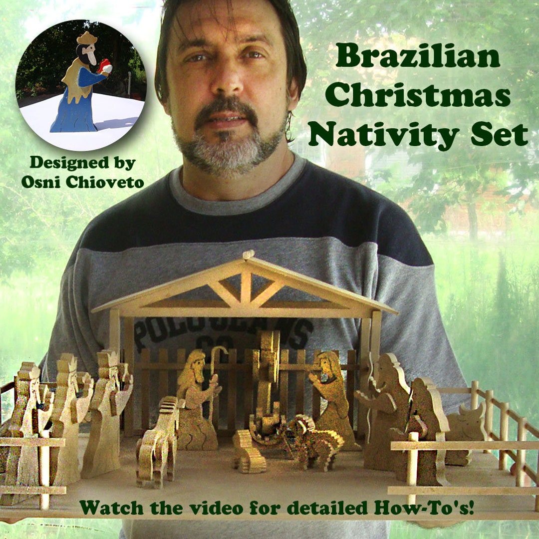 Brazilian Christmas Nativity Wood Toy Plans & Patterns PDF Download - Etsy