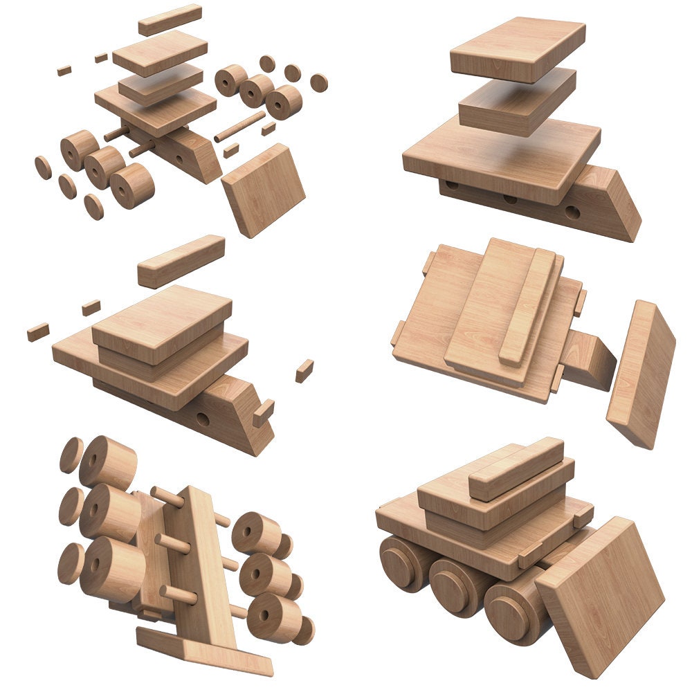 Table Saw Magic Super Hauler Wood Toy Plans & Patterns (PDF Download ...