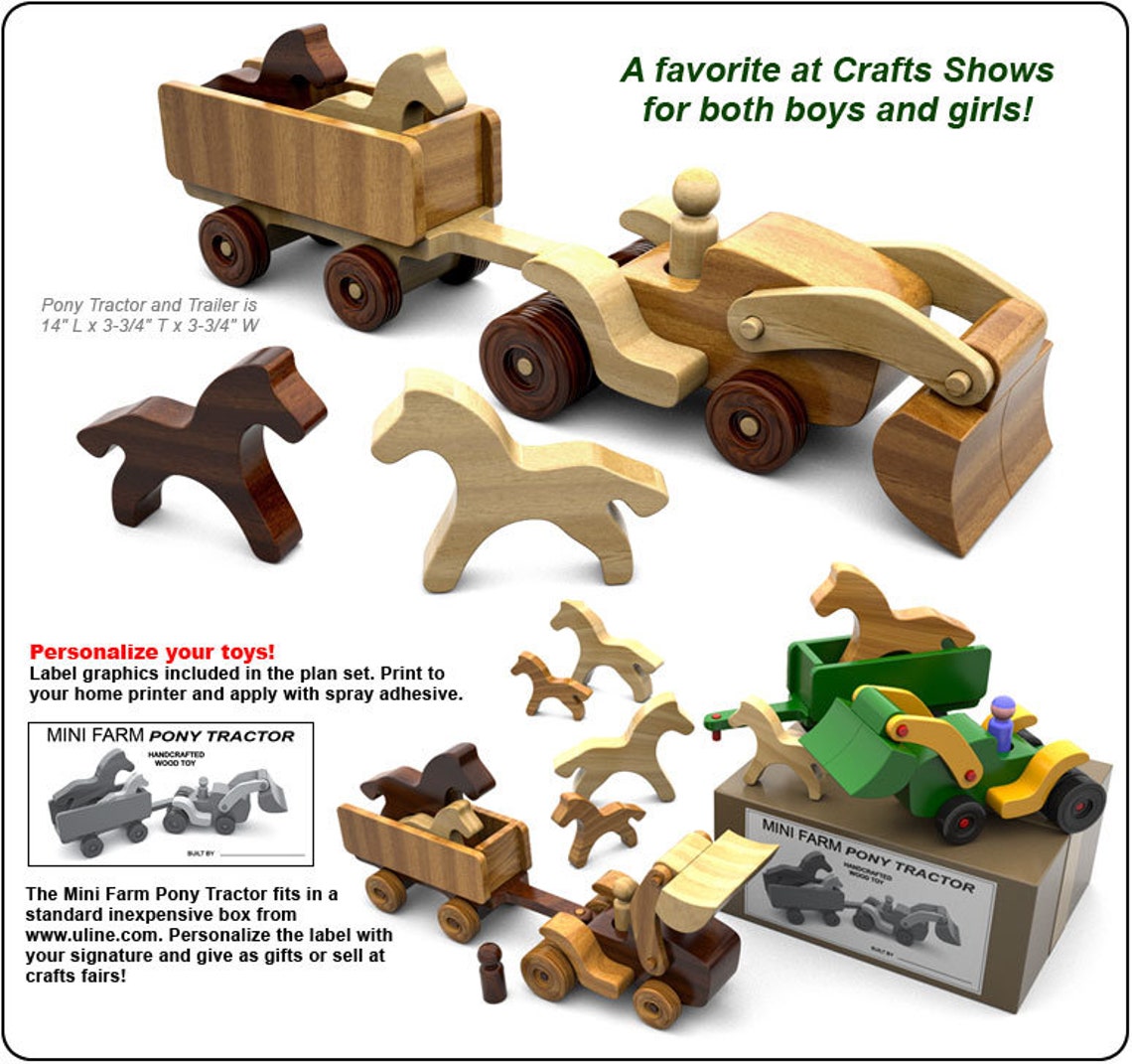 Mini Farms Pony Tractor PDF Download - Etsy