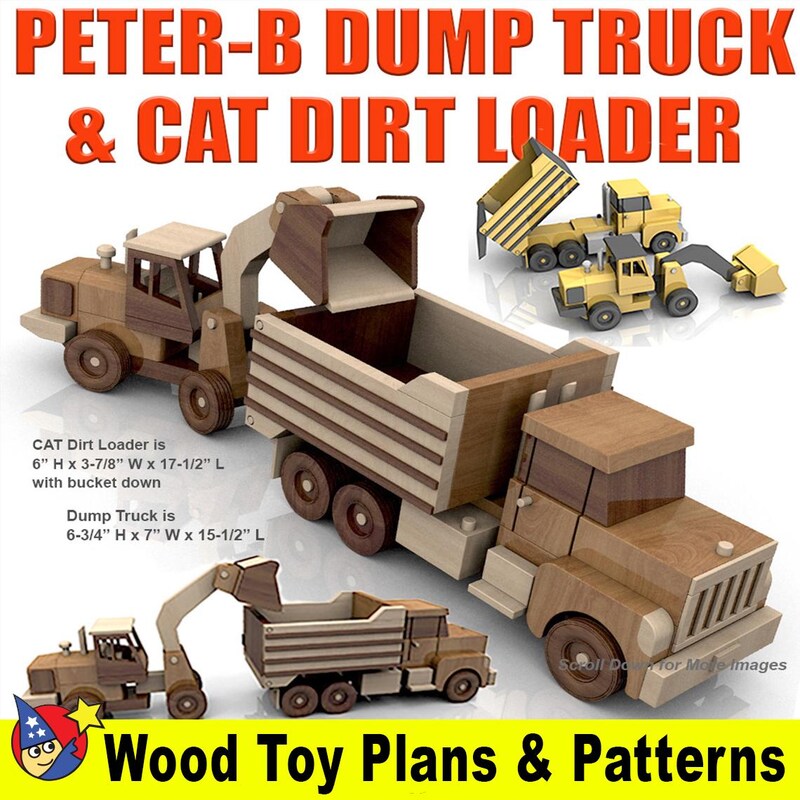 Wood Dump Truck Plans - Etsy