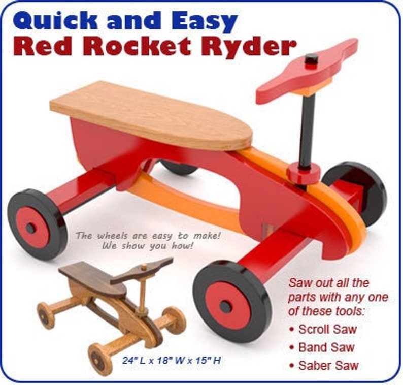 Quick & Easy Red Rocket Ryder PDF Download - Etsy