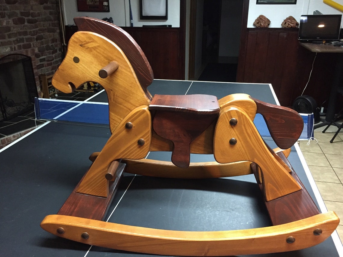 Antique 1890 Rocking Horse Quick N' Easy Heirloom - Etsy