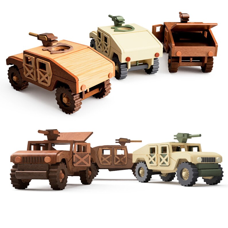 Famous Iraq Artillery Humvee & Ammo Supply Trailer Wood Toy Plans and ...
