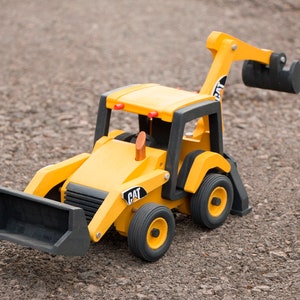CAT Backhoe Loader Wood Toy Plans & Patterns (PDF Download) - Etsy