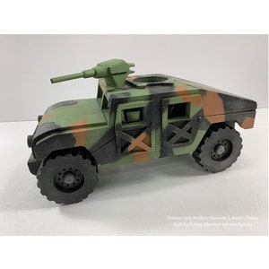 Famous Iraq Artillery Humvee & Ammo Supply Trailer Wood Toy Plans and ...