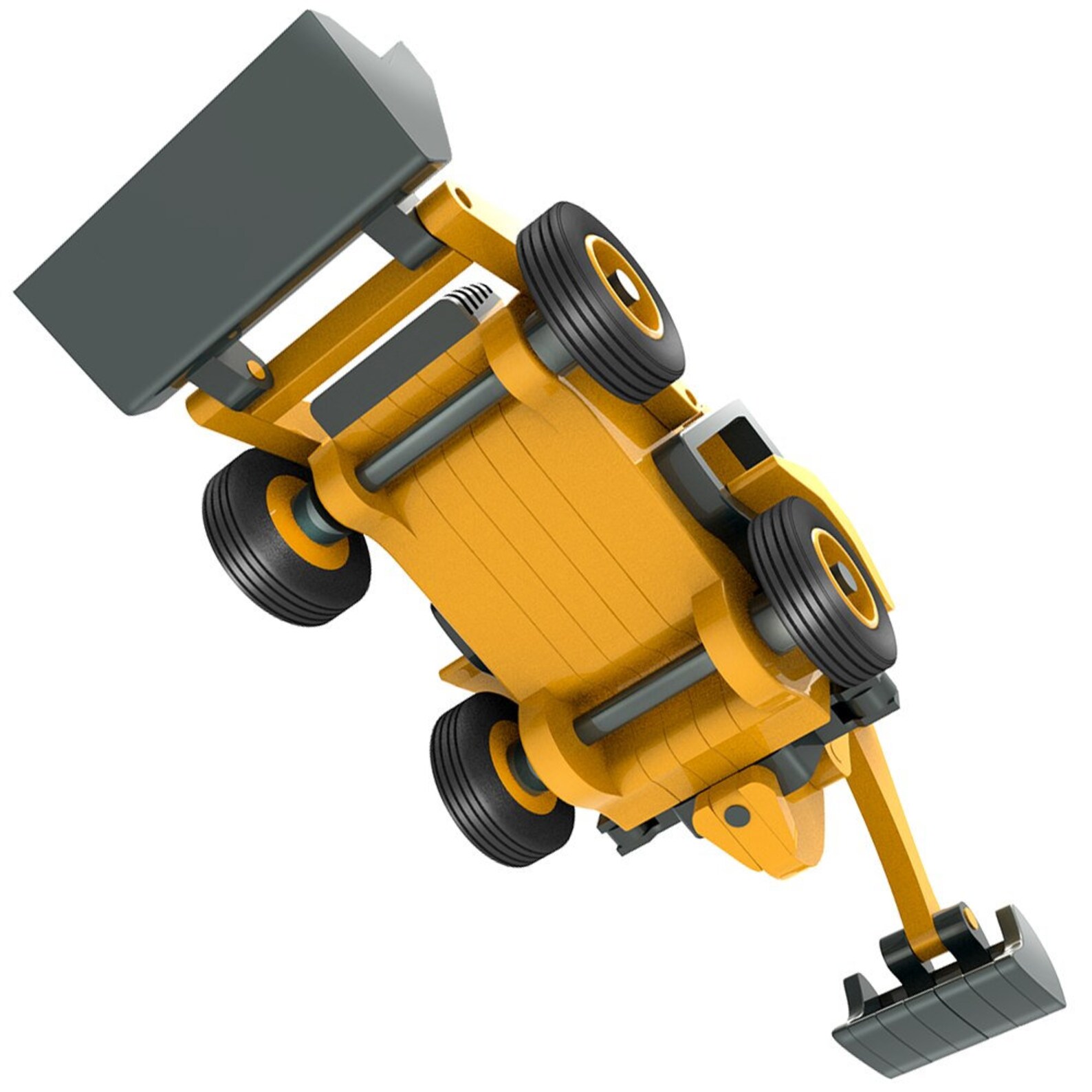 CAT Backhoe Loader Wood Toy Plans & Patterns (PDF Download) - Etsy