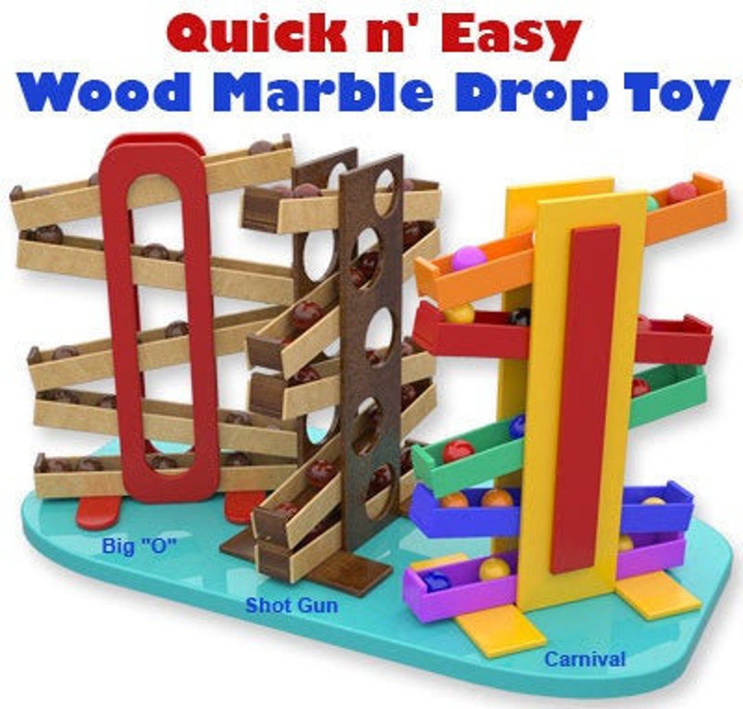 Quick N' Easy Wood Marble Drop Toy PDF Download - Etsy