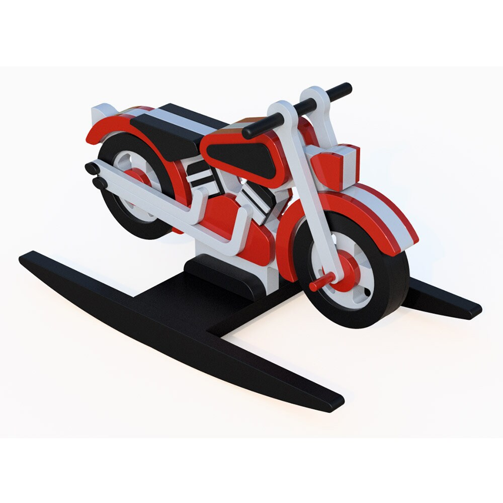 Rocking Motorcycle Wood Toy Plans & Patterns (PDF Download + SVG File ...