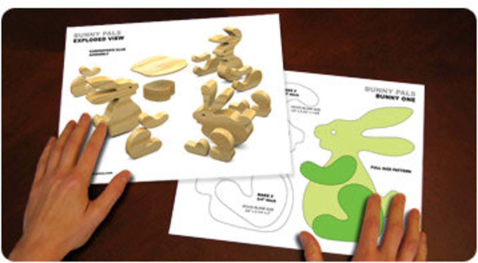 Bunny Pals Scroll Saw Wood Toy Plans & Patterns (PDF Download) - Etsy